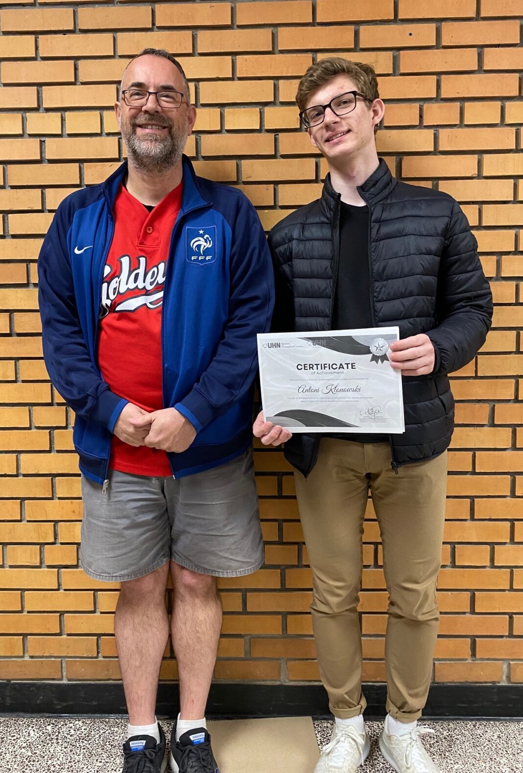 Congratulations to Vincent Massey High School student Antoni Klonowski ...