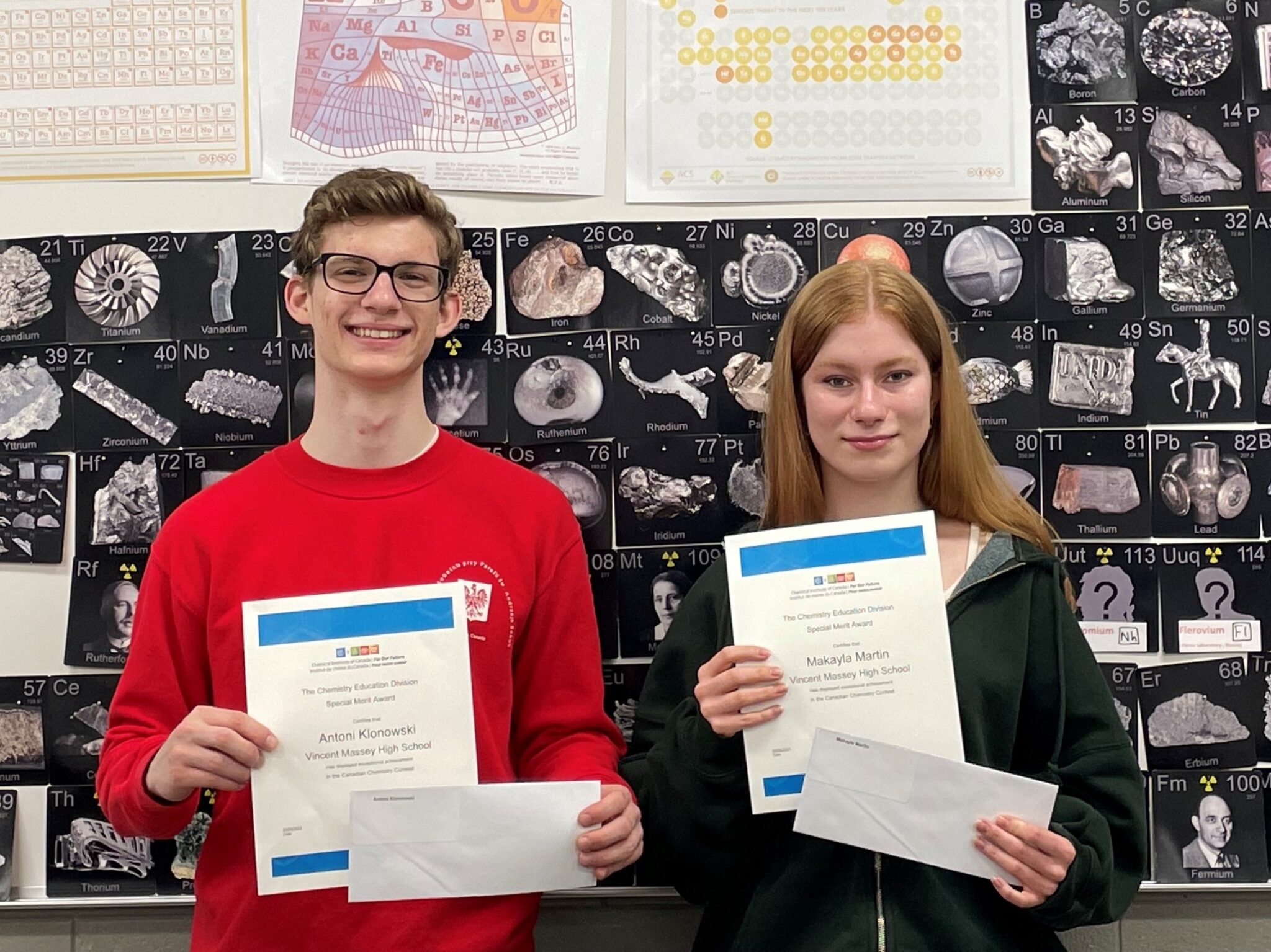 Vincent Massey students find success in recent chemistry contests ...